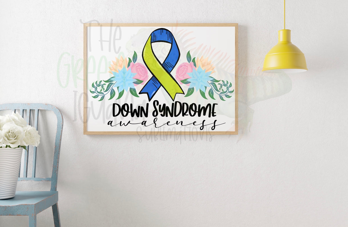 Down syndrome awareness DIGITAL – The Green Iguana Sublimations