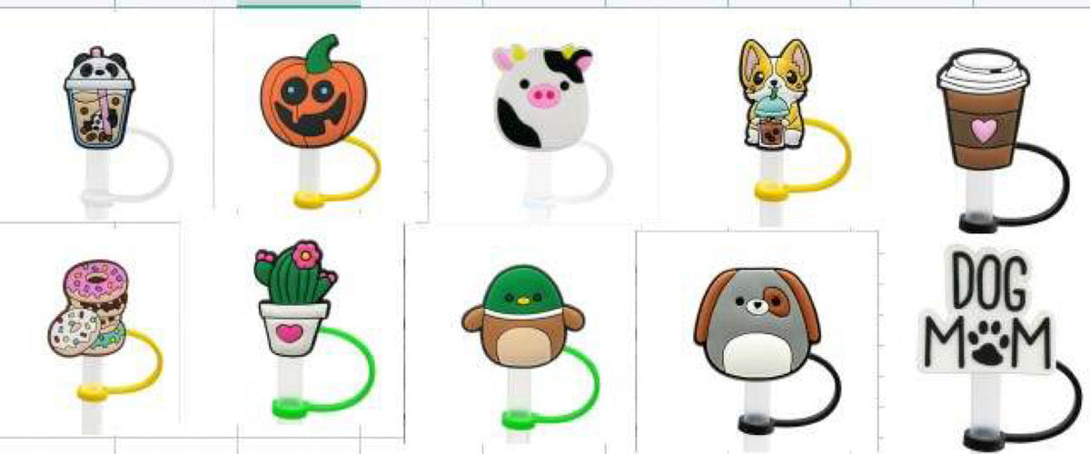 Donuts STRAW TOPPER – The Green Iguana Sublimations