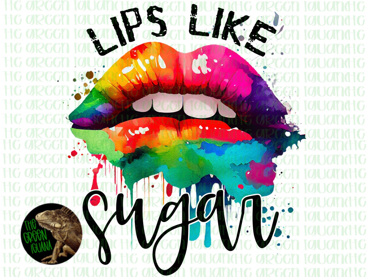 Lips like sugar – The Green Iguana Sublimations